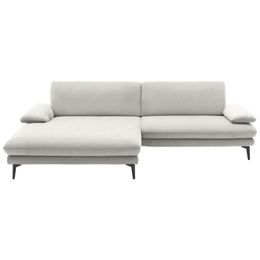 Dieter Knoll Collection Dieter Knoll Ecksofa, Creme, Natur, Textil, 3-Sitzer, Ottomane links, L-Form, 284x184 cm, Fu&szlig;auswahl, Stoffauswahl, Sitzqualit&auml;ten, seitenverkehrt erh&auml;ltlich, Hocker R&uuml;cken echt, individuell planbar, Wohnzimmer, Sofas & Couches, Wohnlandschaften, Ecksofas