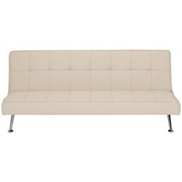 P & B Schlafsofa, Creme, Textil, 3-Sitzer, 179x74x91 cm, Liegefunktion, Kinder- & Jugendzimmer, Jugendm&ouml;bel, Jugendsofas