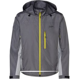 Herren Funktionsjacke mit Unterarmbelüftung anthrazit Größe 48