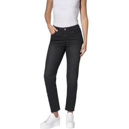 CRÉATION L Damen 5-Pocket-Jeans mit schmalen Beinen black-denim Größe 36