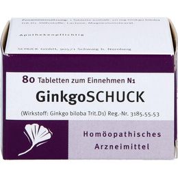 Ginkgoschuck Tabletten 80 St