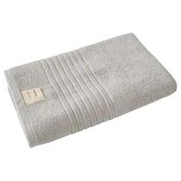 Duschtuch Dyckhoff "Nature", silber, B:70cm L:140cm, Frottier, Obermaterial: 100% Baumwolle, Handtücher