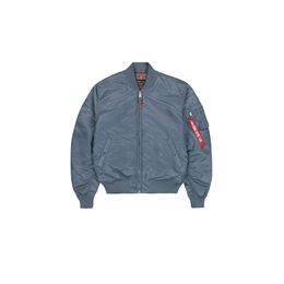 Alpha Industries Jacke 'MA-1 VF Vintage Fit 59' Herren Größe L blau / rot