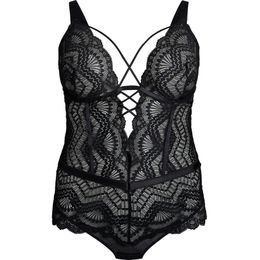 Devoted By Zizzi Lingerie Bodysuit 'Caetta' female Black size 46