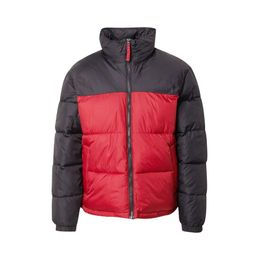 Hollister Jacke Herren Größe S rot / schwarz