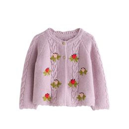 next Knit Cardigan 'Cath' girl Purple size 4-5 yrs
