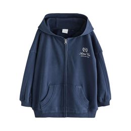 next Sweatjacke M&auml;dchen Gr&ouml;&szlig;e 98 navy / wei&szlig;