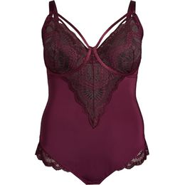 Devoted By Zizzi Lingerie Bodysuit 'Caella' female Red size 46