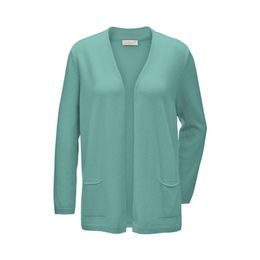 GOLDNER Strickjacke Damen Größe S/M cyanblau