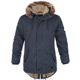 bw-online-shop Fishtail Winterparka mit Futter navy, Gr&ouml;&szlig;e 3XL