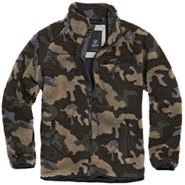 Brandit Teddyfleece Jacke darkcamo, Gr&ouml;&szlig;e L