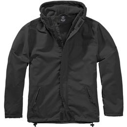 Brandit Windbreaker Frontzip schwarz, Gr&ouml;&szlig;e XL