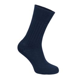 Sportsocken mit Pl&uuml;schsohle navy, Gr&ouml;&szlig;e 39-41