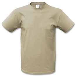 Basic T-Shirt sand, Gr&ouml;&szlig;e 3XL