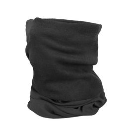 Mil-Tec Multifunktionstuch mit Fleece schwarz