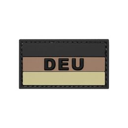 Rubber Patch Flagge Deutschland DEU sand Gr&ouml;&szlig;e L