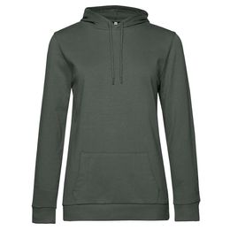 Womens Essential Hoodie French Terry oliv, Gr&ouml;&szlig;e XS