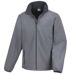 Result Essential Softshell Jacket grau, Größe S