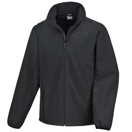 Result Essential Softshell Jacket schwarz, Größe S
