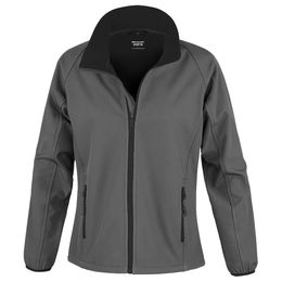 Result Womens Essential Softshell Jacket grau, Größe XS