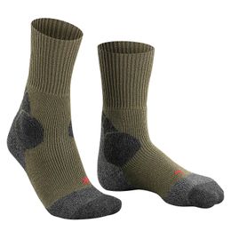 Falke TK-X Expedition Trekking Socken oliv, Größe 39-41