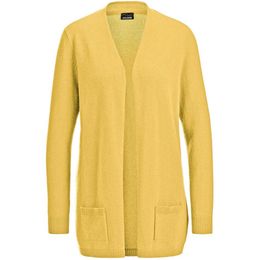GOLDNER Strickjacke Damen Größe M/L gelb