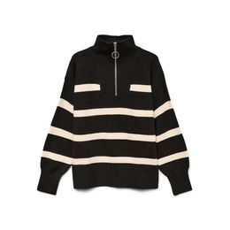 Vero Moda Girl Pullover 'VMSABA' Mädchen Größe 146/152 schwarz / weiß