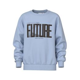 name it Sweatshirt 'VILDAR' Jungen Größe 158/164 opal / schwarz