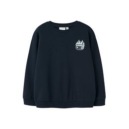 name it Sweatshirt 'NKMVILDAR' Jungen Größe 134/140 navy / pastellblau