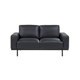 Beliani 2-Sitzer Sofa SOVIK in Schwarz - (W) 156 x (H) 72 x (L) 87 cm | Gr.: onesize