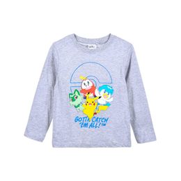 Pokémon Langarmshirt Pokémon in Grau | Gr.: 128