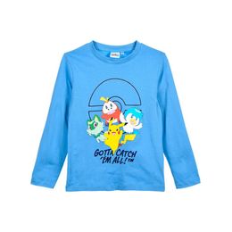Pokémon Langarmshirt Pokémon in Blau | Gr.: 104