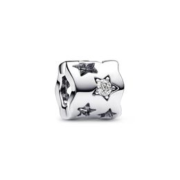 Pandora Charm Ausgestanzter und Funkelnder Stern Silber | Gr.: onesize