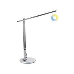 Beliani B&uuml;roleuchten CETUS in Silber - (W) 18 x (H) 51 x (L) 45 cm | Gr.: onesize