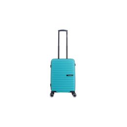 Saxoline Fiesta Trolley TSA Zahlenschloss Spinner 55 cm in turquoise | Gr.: onesize