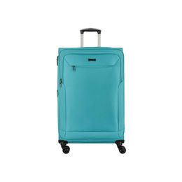 d&n D&N Travel Line 6874 4-Rollen Trolley 76 cm in petrol | Gr.: onesize