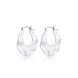 Elli Ohrringe 925 Sterling Silber Geo, Wellen in Silber | Gr.: onesize