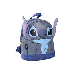 Lilo and Stitch Lilo & Stitch Rucksack Stitch Casual Tasche Damen Kunstleder mit Stickdetails | Gr.: onesize