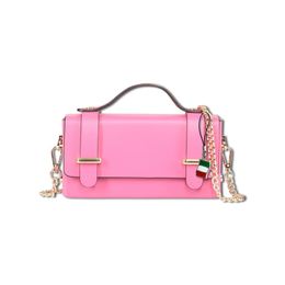 Florence Handtasche Leder fuchsia, rosa ca. 19cm | Gr.: onesize