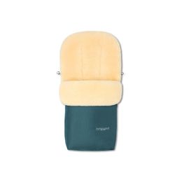 Hofbrucker Lammfell-Fußsack Putzi für Kinderwagen und Buggy in Petrol | Gr.: onesize