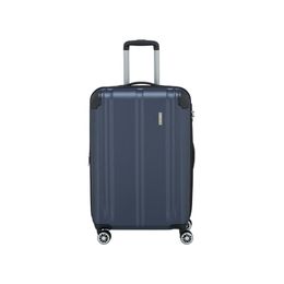 Travelite City - 4-Rollen-Trolley erw. M 68 cm (rot) in marine | Gr.: onesize