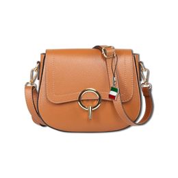 Florence Umhängetasche Leder hellbraun ca. 23cm | Gr.: onesize