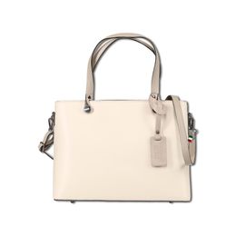 Florence Schultertasche Leder beige, grau ca. 37cm | Gr.: onesize