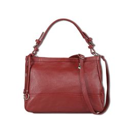 Florence Schultertasche Leder dunkelrot ca. 38cm | Gr.: onesize