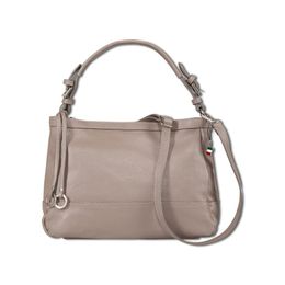Florence Schultertasche Leder grau ca. 38cm | Gr.: onesize