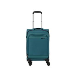 d&n D&N Travel Line 9504 4 Rollen Kabinentrolley S 55 cm in petrol | Gr.: onesize