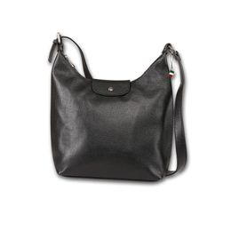 Leder Umhängetasche Florence Tasche schwarz ca. 32cm | Gr.: onesize
