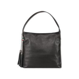 Florence Schultertasche Leder schwarz ca. 40cm | Gr.: onesize