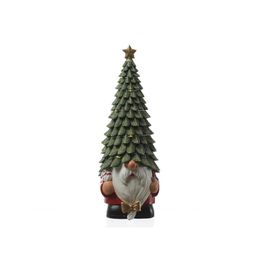 MARELIDA LED Weihnachtswichtel mit beleuchteter Mütze Dekofigur H: 29cm in grün | Gr.: onesize