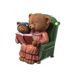 MARELIDA LED Bär mit Teddybär im Sessel Dekofigur H: 22cm in bunt | Gr.: onesize